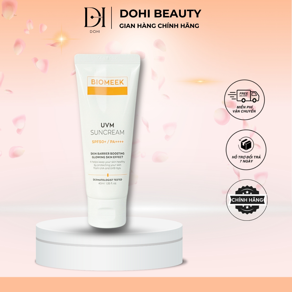 Kem Chống Nắng Hàn Quốc BIOMEEK UVM SUNBLOCK SPF50+/ PA++++ ,40ml | Shopee Việt Nam