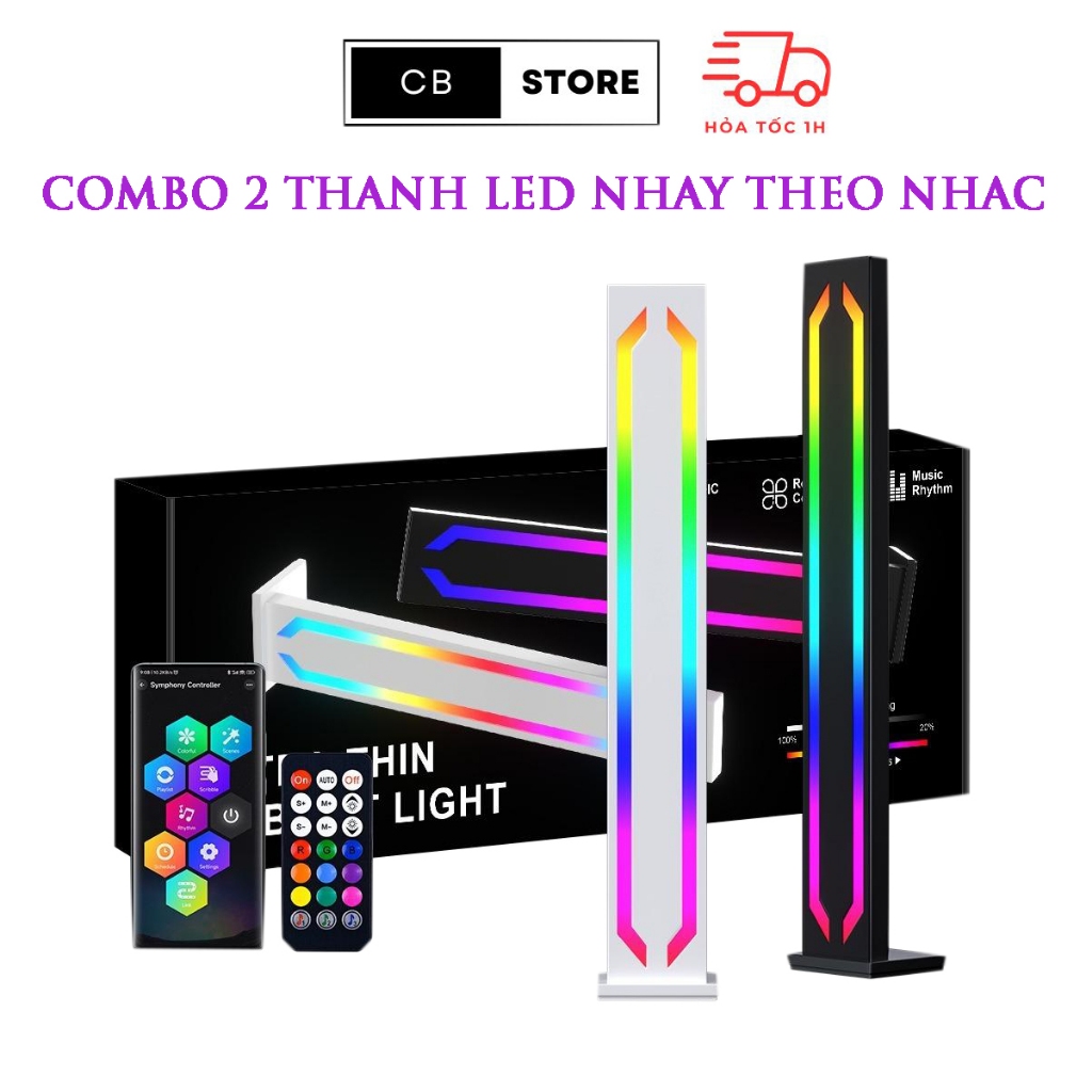 Combo Cây Đèn Led Để Bàn Nháy Theo Nhạc Trang Trí PC & Decor Phòng Cực ...
