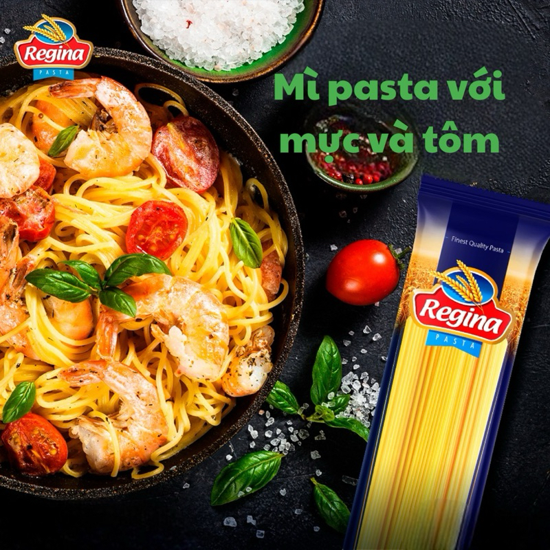 Mì spaghetti Regina Pasta 400g, Delicia Pasta 500g Mỳ Ý Spaghetti Sợi ...