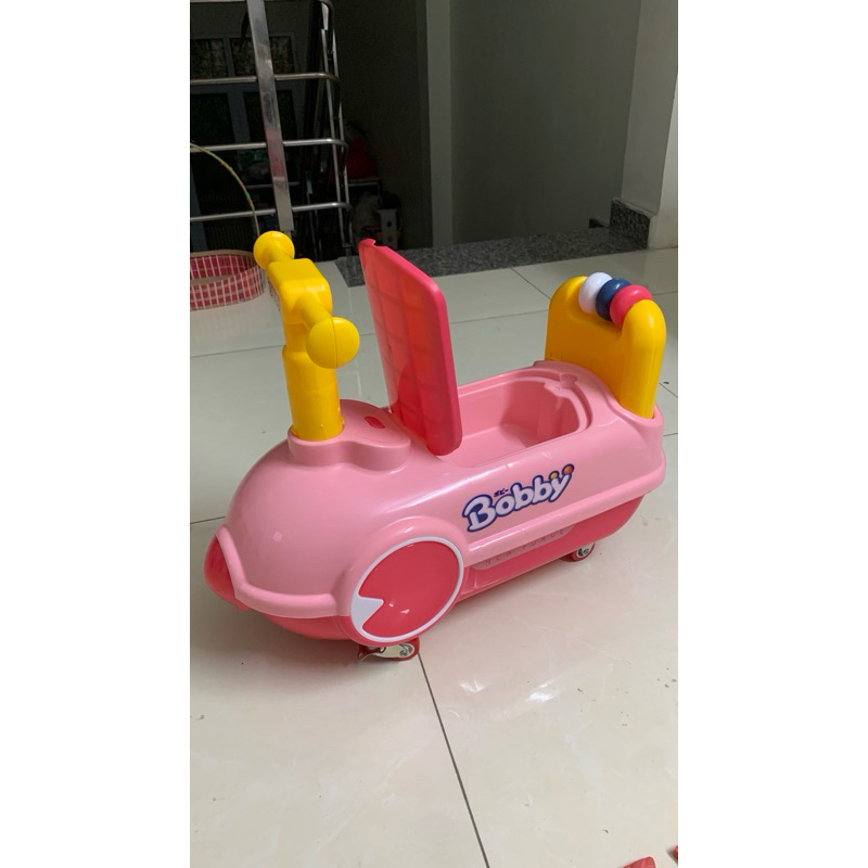 XE CHÒI CHÂN BOBBY CHO BÉ HÌNH CHÓ SHIBA( có đèn , có kèn nhạc ...