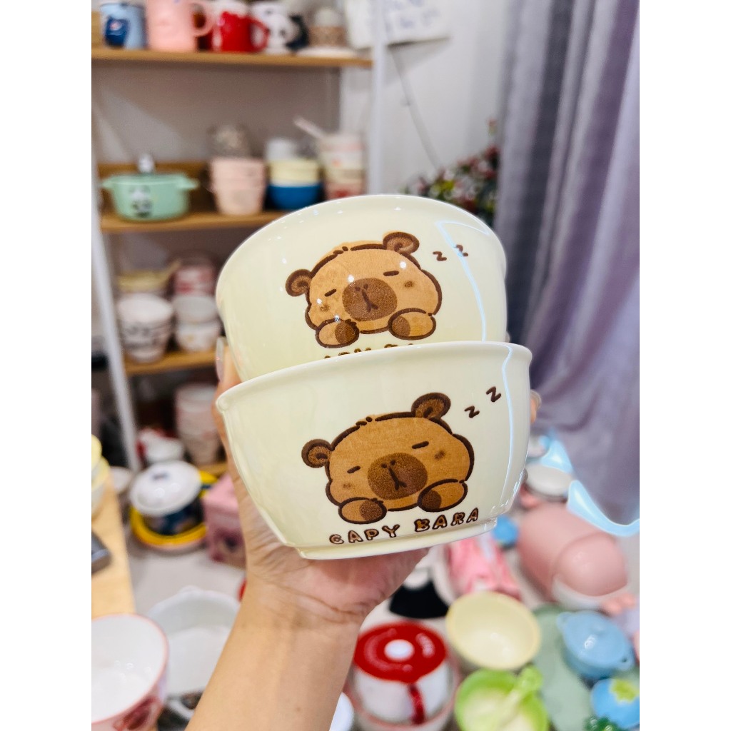 Bát đĩa sứ decor, Chén dĩa dễ thương, Bát ăn cơm, Bộ chén dĩa hoạ tiết ...