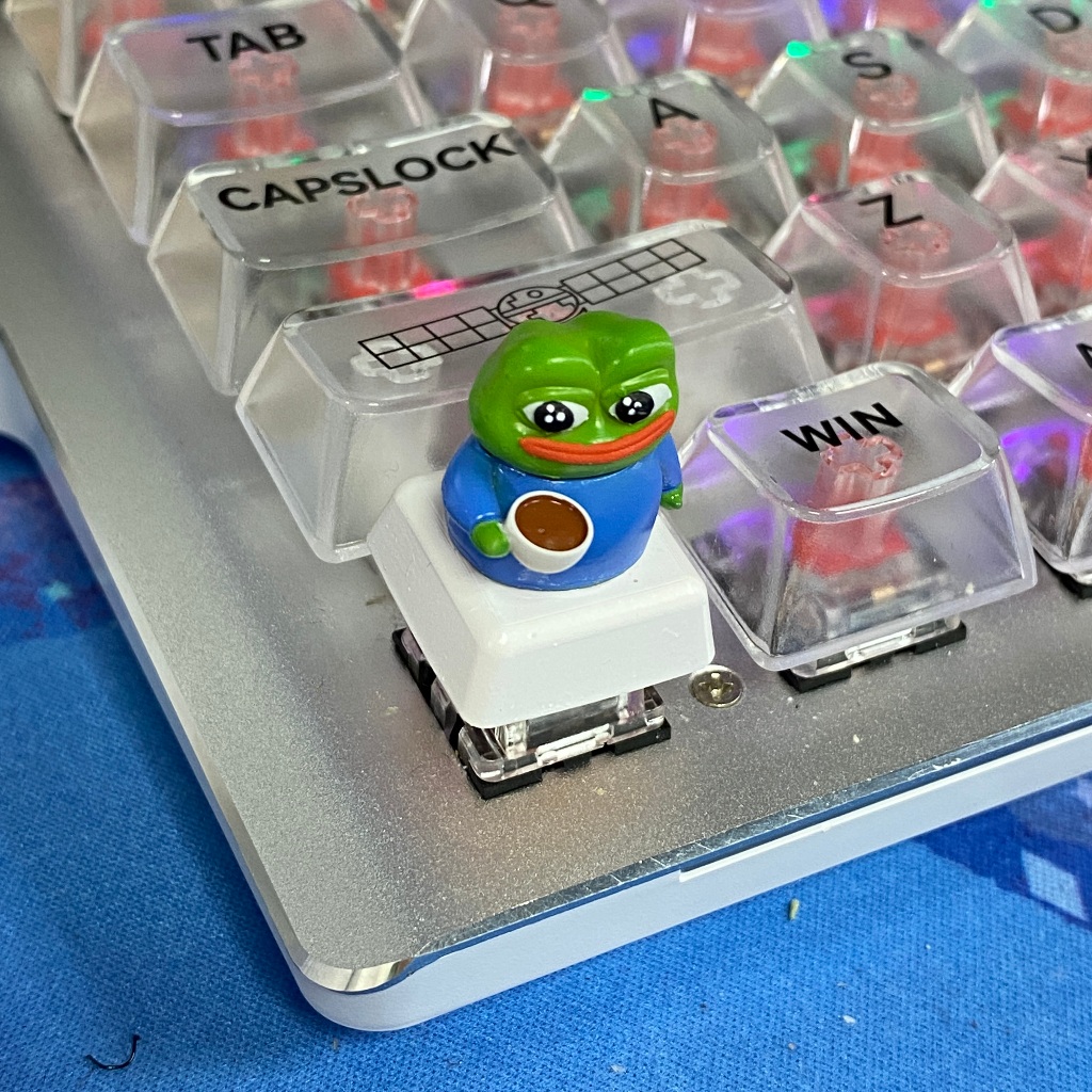 Keycap Ếch Pepe các loại - Pepe buồn - Pepe yêu - Pepe cafe - Pepe ...