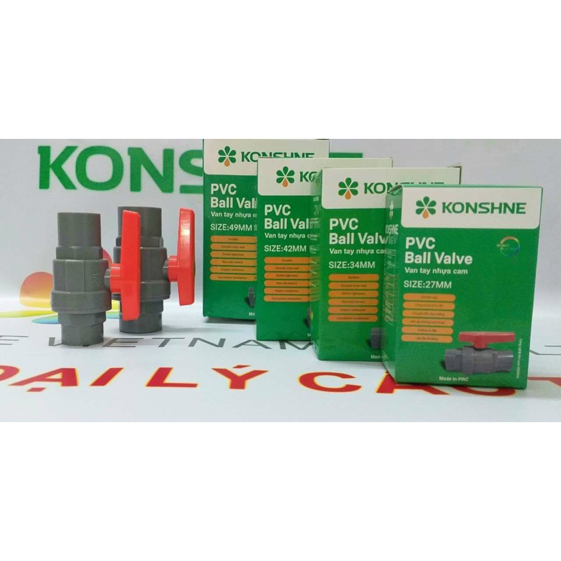 van nước- van nhựa pvc konshine 49mm -60mm | Shopee Việt Nam