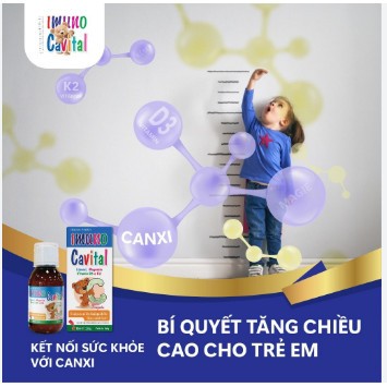 Imuno Cavital Bổ sung Canxi sinh học Lipocal , Magie, Vitamin D3 và K2 ...