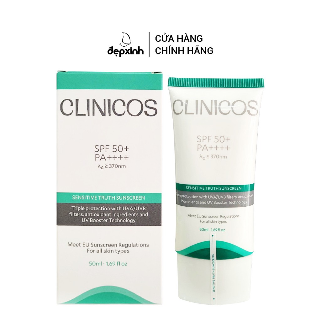 Kem Chống Nắng Cho Da Nhạy Cảm Clinicos Sensitive Truth Sunscreen SPF ...