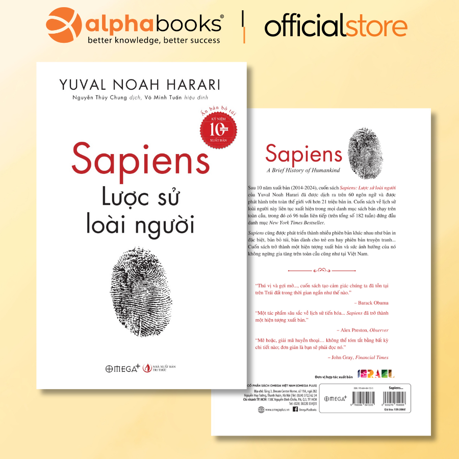 Sách - Sapiens Lược Sử Loài Người - Hành Trình Phát Triển Của Nhân Loại ...