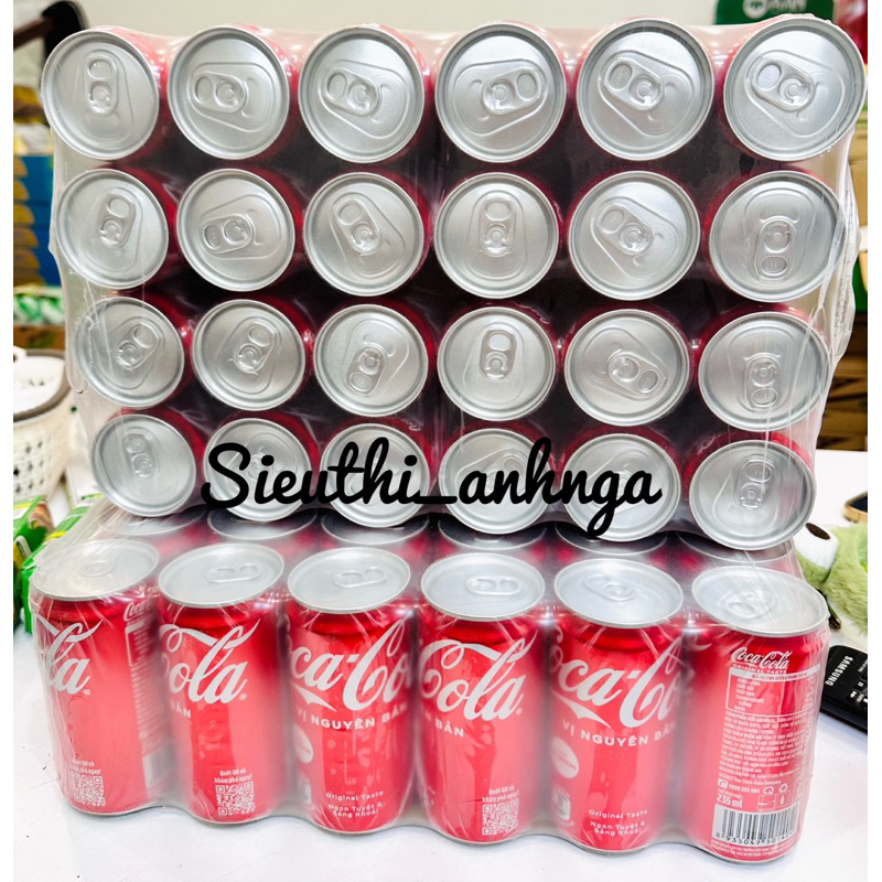 Thùng Coca-Cola Vị Nguyên Bản 24 non x 235ml ( Bọc chống sốc ) | Shopee Việt Nam