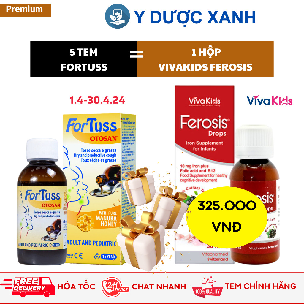 Mua [Chính Hãng] FORTUSS COUGH SYRUP, 180g, Siro giảm ho cho bé, trẻ em ...