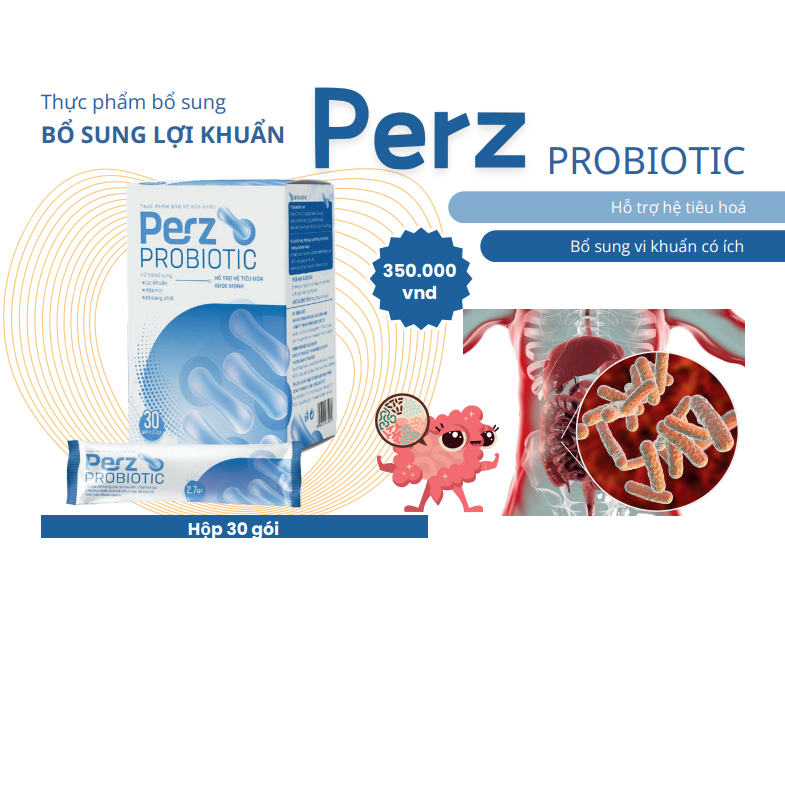 Perz Probiotic – Hỗ Trợ Hệ Tiêu Hóa Khỏe Mạnh | Shopee Việt Nam