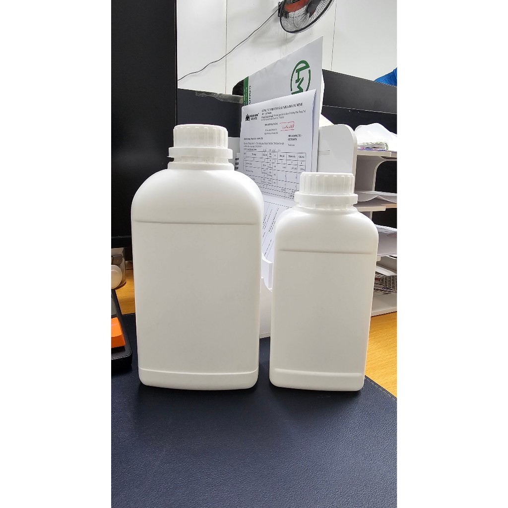 [Gía Sỉ Xuất Xưởng] Chai Nhựa HDPE Trắng Nắp Vặn Bảo Hiểm 500ml , 1000ml Loại vuông | Shopee ...