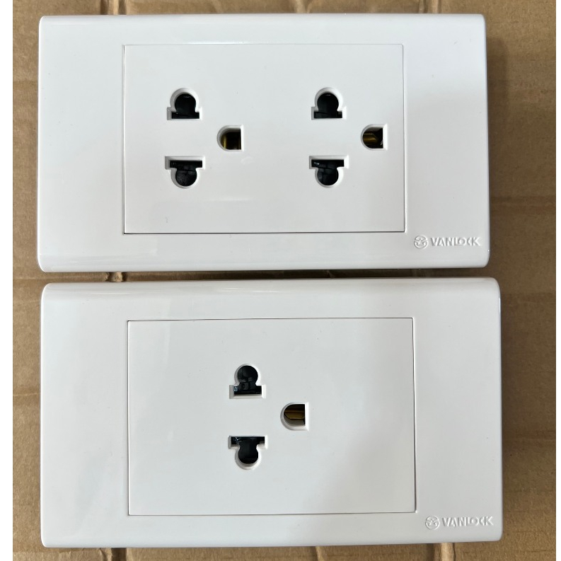 Ổ cắm đơn, đôi ba chấu Sino (S18UE,S18UE2 16A) | Shopee Việt Nam