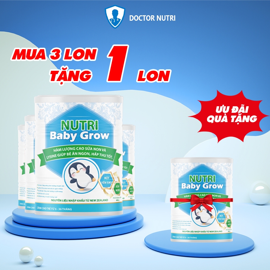 Sữa non cho bé sơ sinh cho trẻ 6-36 tháng Nutri Baby Grow DOCTOR NUTRI ...