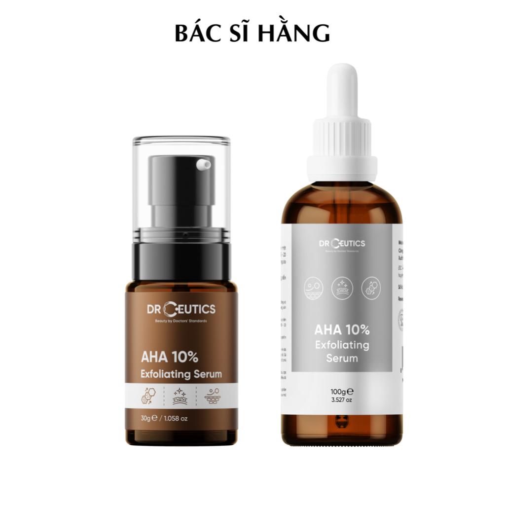 DRCEUTICS Serum AHA DrCeutics - Tẩy Tế Bào Chết, Làm Sáng Da, Chống Lão Hóa - AHA 10% ...