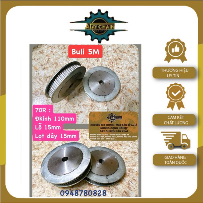 Puly 5M 70R-80R .Rộng 20mm - Dùng Cho Dây Đai Bản 15mm. | Shopee Việt Nam