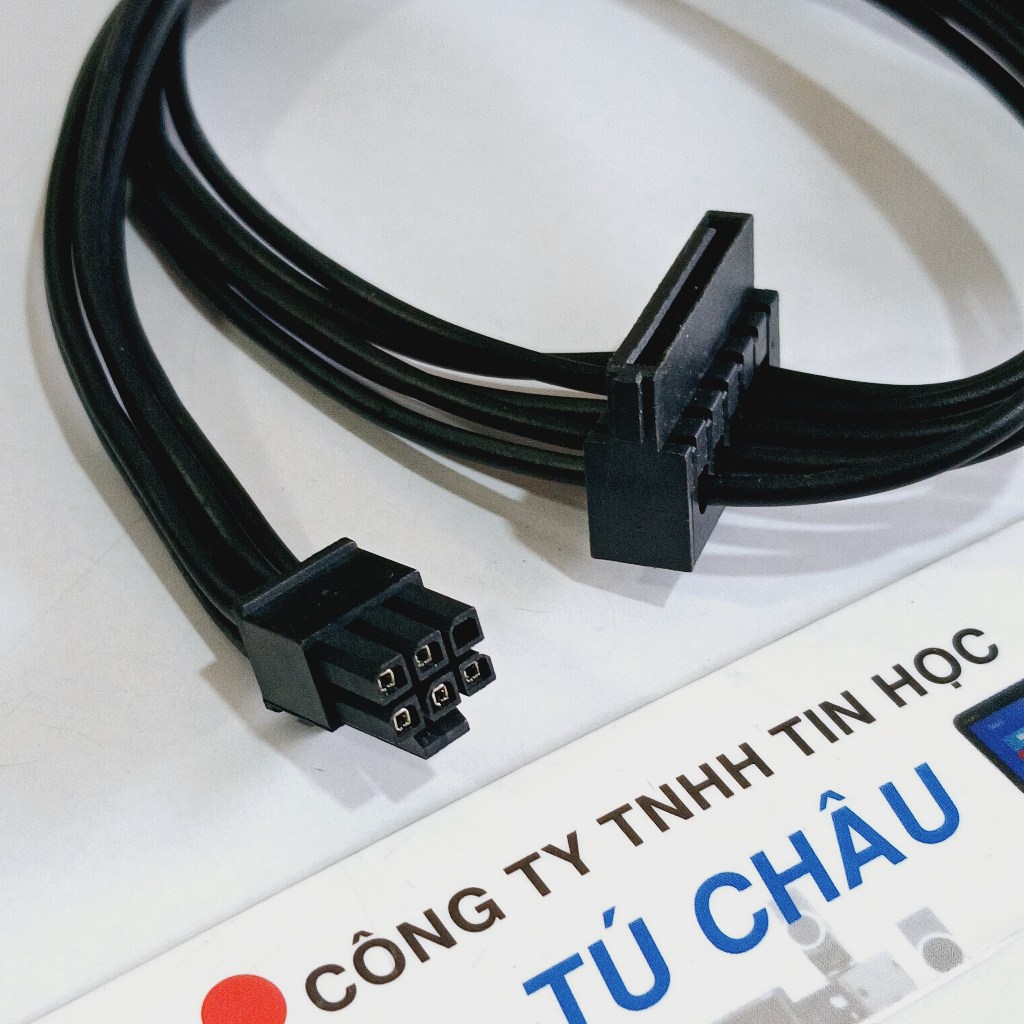 Cáp 4 Pin ra Sata (Mini 4 Pin ra 2 Sata) / Cáp 6 pin ra Sata (Mini 6 ...