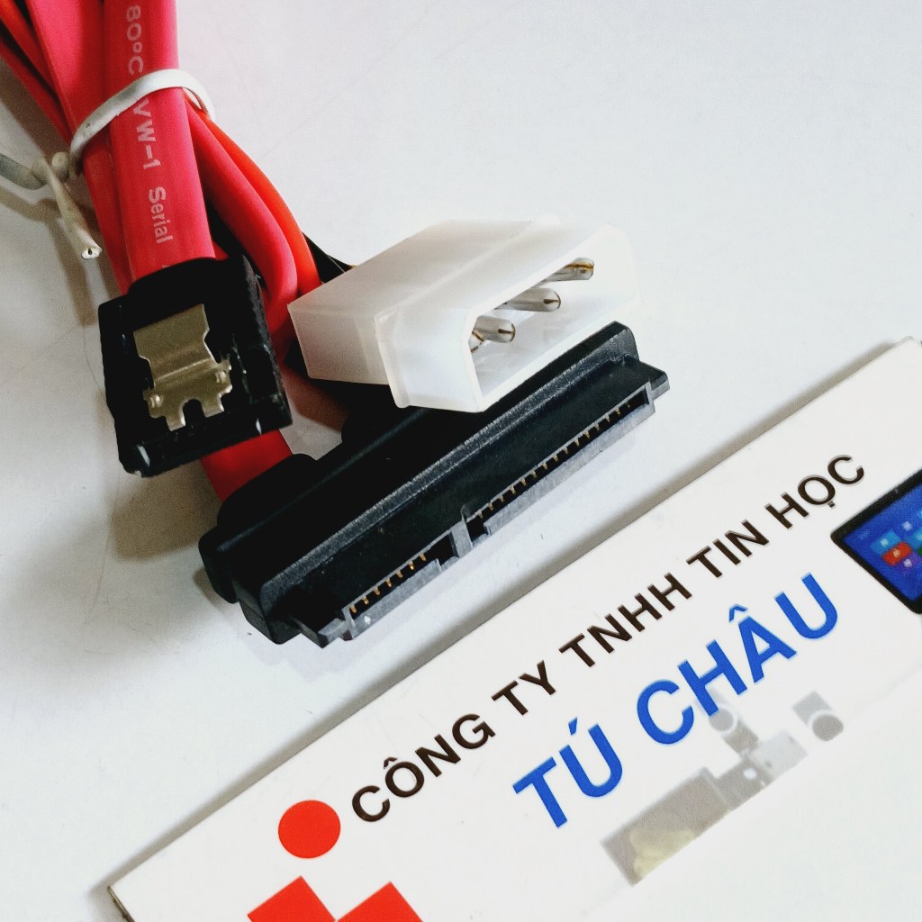 Cáp chuyển nguồn Sata / Combo nguồn ATA (Molex 4Pin) + Cáp Sata ra đầu ...