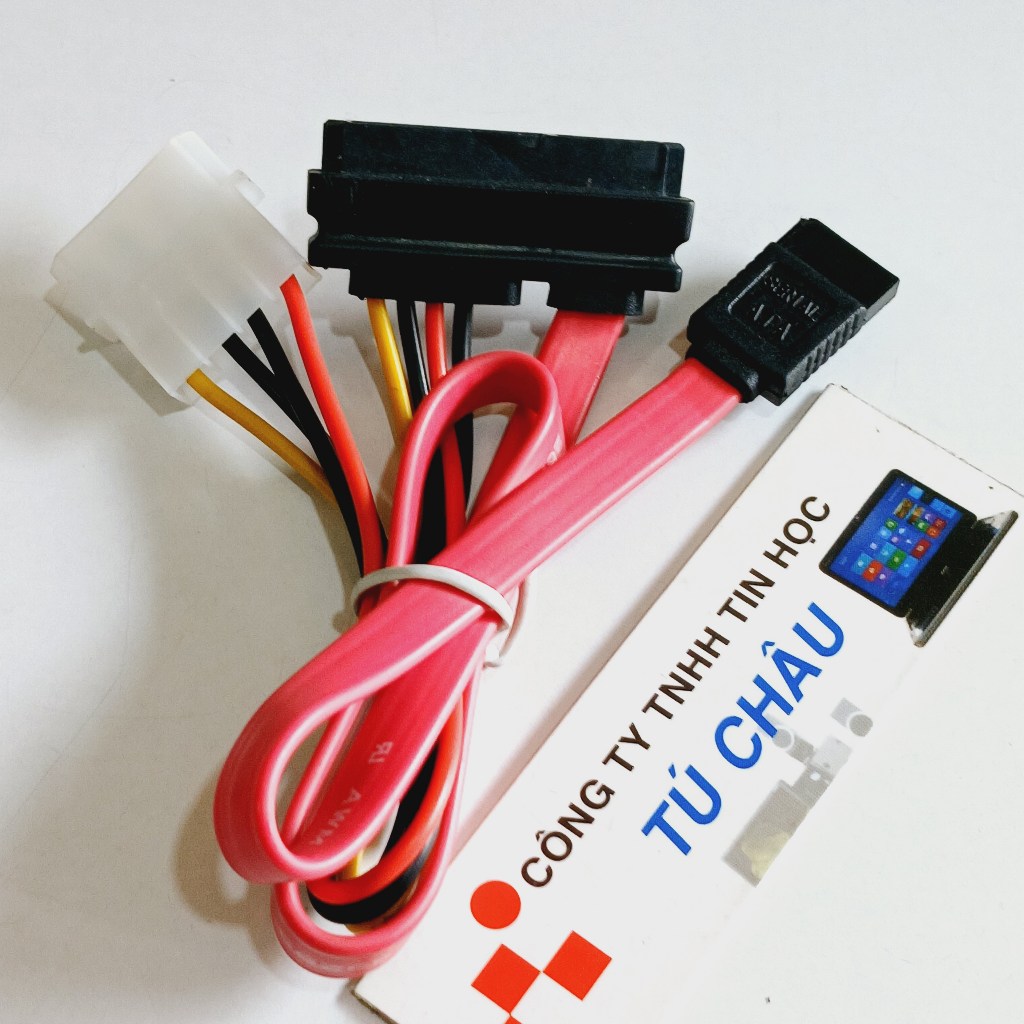 Cáp nối dài Sata 50Cm / Cáp Combo Sata nguồn Ata + cáp Sata ra đầu ...