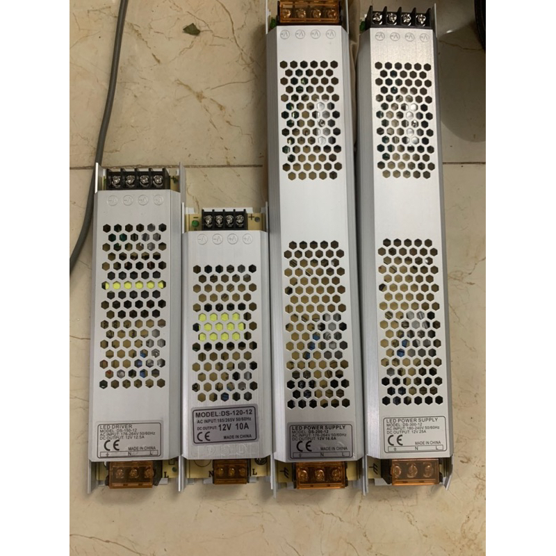 Nguồn led 12V mỏng 25A (300W), 16,7A - 12,5A - 10A dùng cho đèn led | Shopee Việt Nam