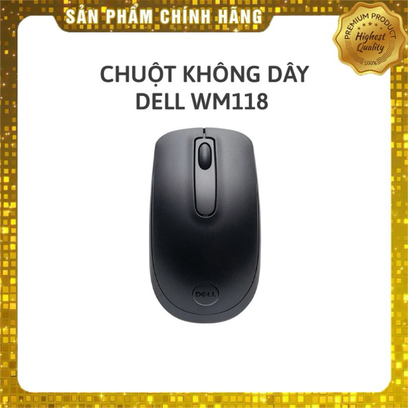 Chuột không dây Dell WM118 Chính Hãng | Shopee Việt Nam
