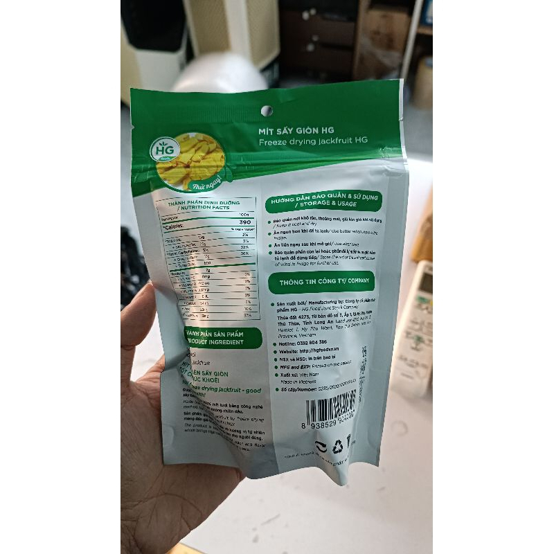 35g Mít sấy giòn không dầu HG Long An - Tgoods | Shopee Việt Nam