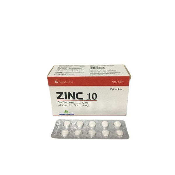 Viên uống bổ sung kẽm cho cơ thể ZinC 10mg H100V | Shopee Việt Nam