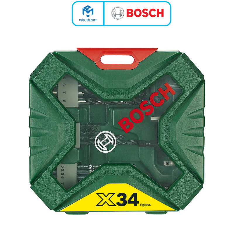 Bộ mũi khoan và bắn vít X-Line 34 chi tiết BOSCH 2607010608 (Chính hãng ...