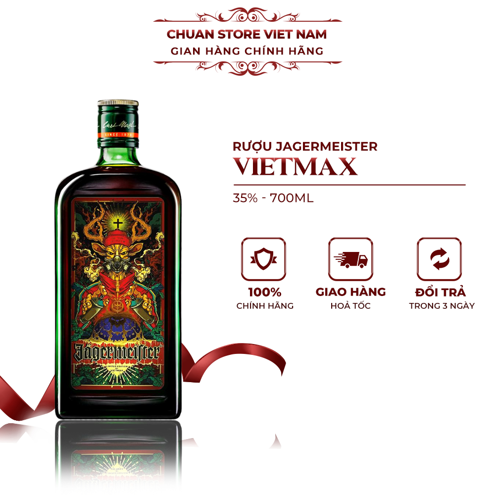 Rượu thảo mộc Đức Jagermeister Vietmax 35% 700ML nhập khẩu chính hãng ...