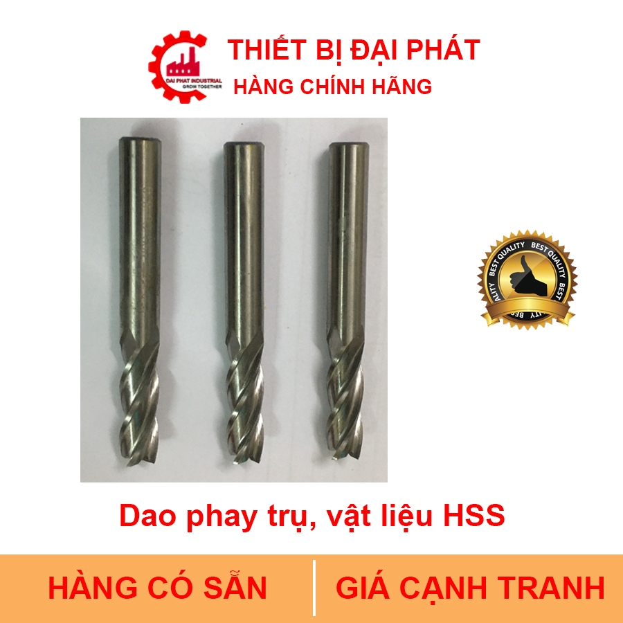 Dao phay trụ, vật liệu HSS φ 4 TW840040 | Shopee Việt Nam