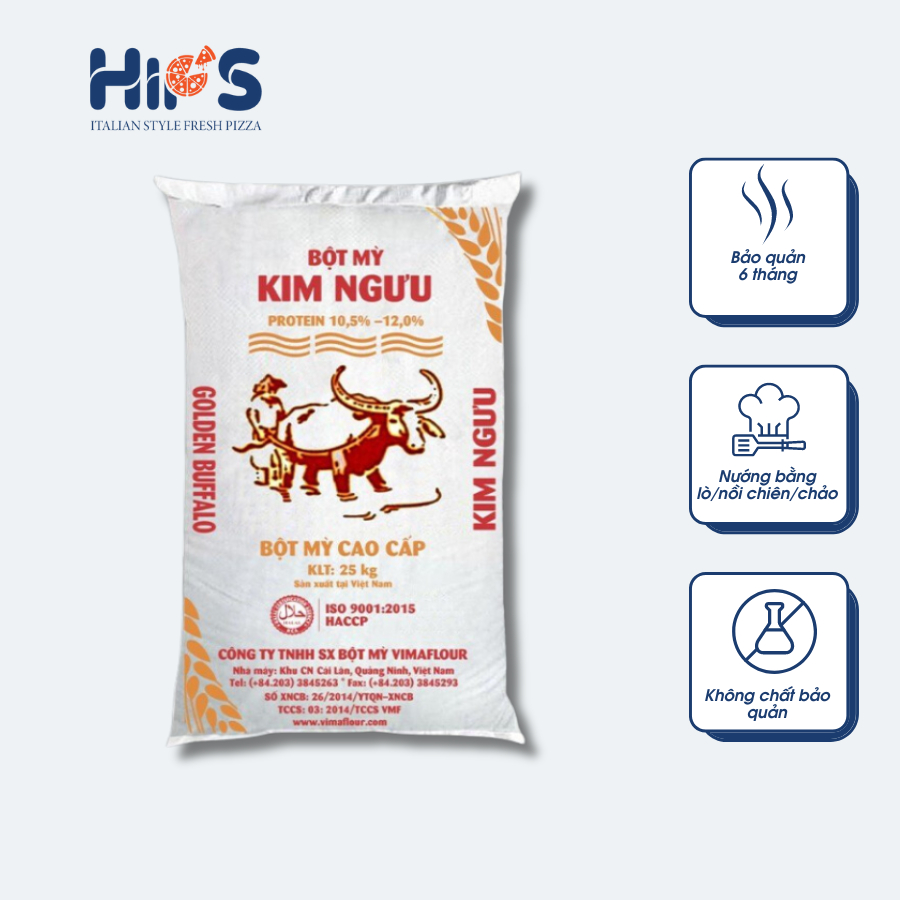 Bột Mì Kim Ngưu Bao 25kg Vimaflour | Shopee Việt Nam