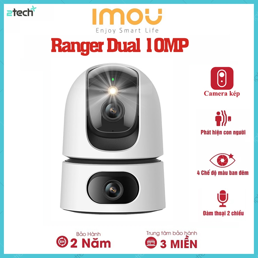Camera Wifi iMOU 2 Mắt Ranger Dual 10MP IPC-S2XP-10M0WED | Shopee Việt Nam