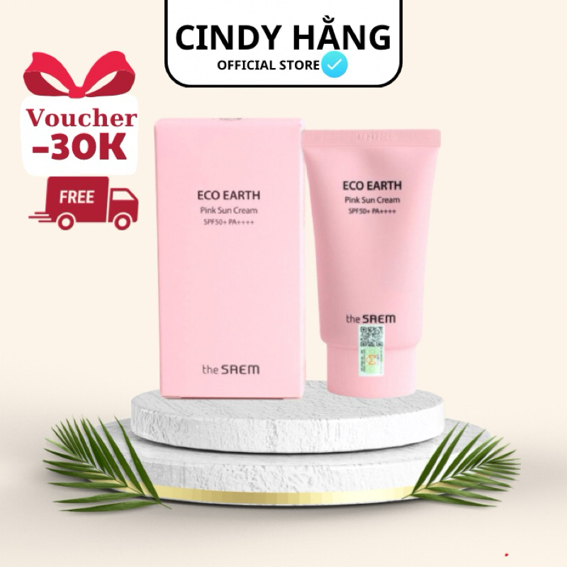 Kem Chống Nắng The Saem Kcn The Seam Eco Earth Power Sun Cream | Shopee ...