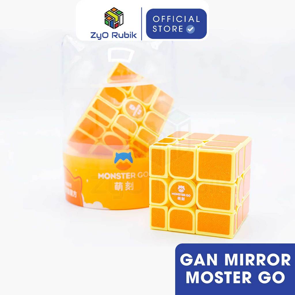 Rubik Biến Thể Gan Monster Go Mirror Orange - Rubic Gương Màu Cam- Đồ ...