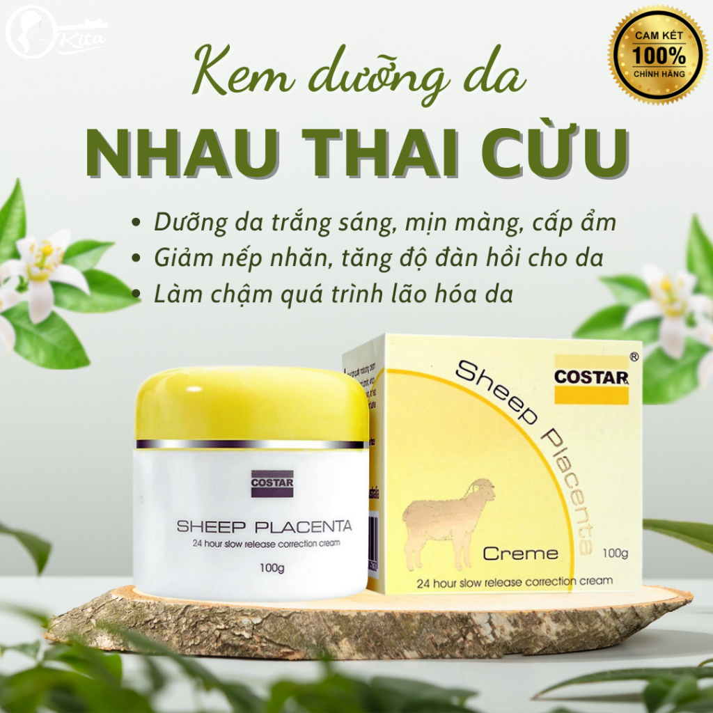 [CHÍNH HÃNG] Kem dưỡng da nhau thai cừu Costar Úc Sheep Placenta Cream ...