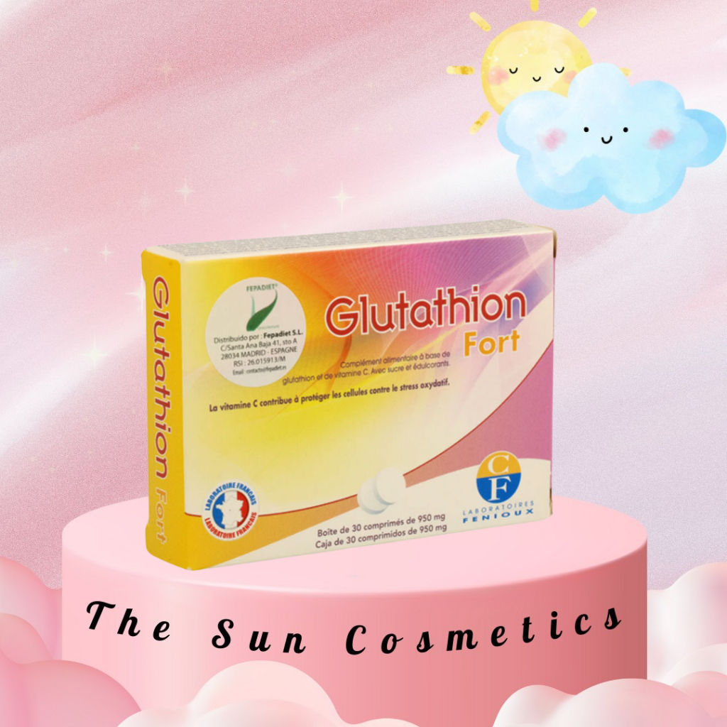 Viên Ngậm Trắng Da Glutathione Fort Pháp | Shopee Việt Nam