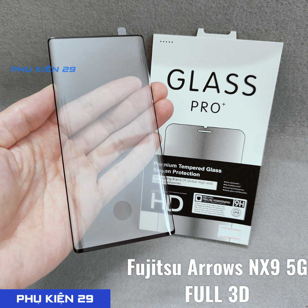 [Fujitsu Arrow NX9 5G F52A] Dán kính cường lực FULL màn cong 3D keo ...