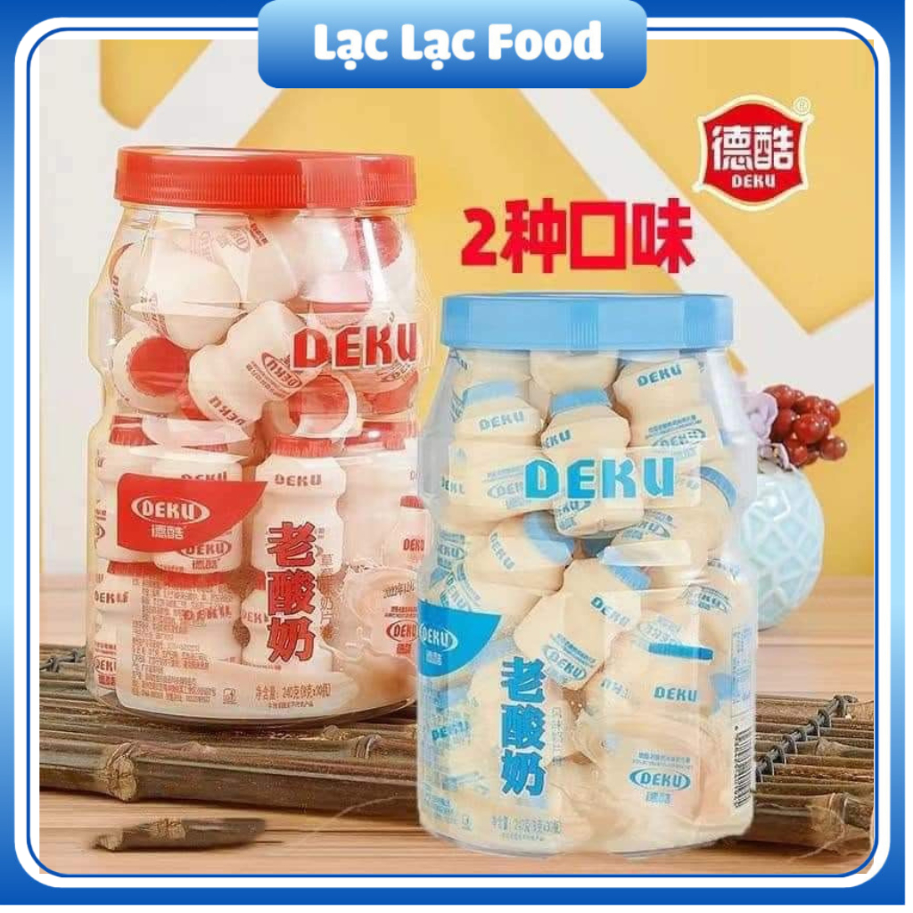 Kẹo Sữa Chua Deku Thơm Ngon 1 Hộp To 30 Hũ Nhỏ - Lạc Lạc Food | Shopee ...