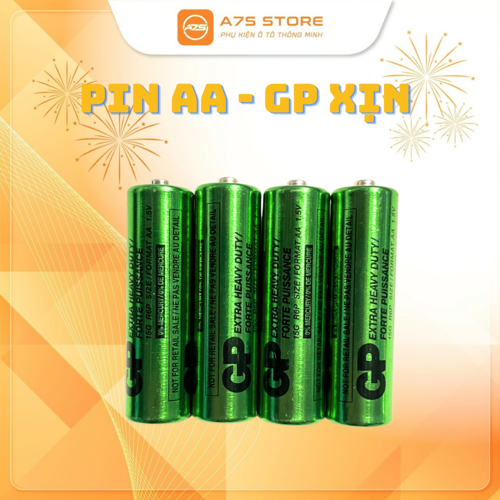 Pin tiểu AA hãng GP ( pin khô , không chảy nước ) | Shopee Việt Nam