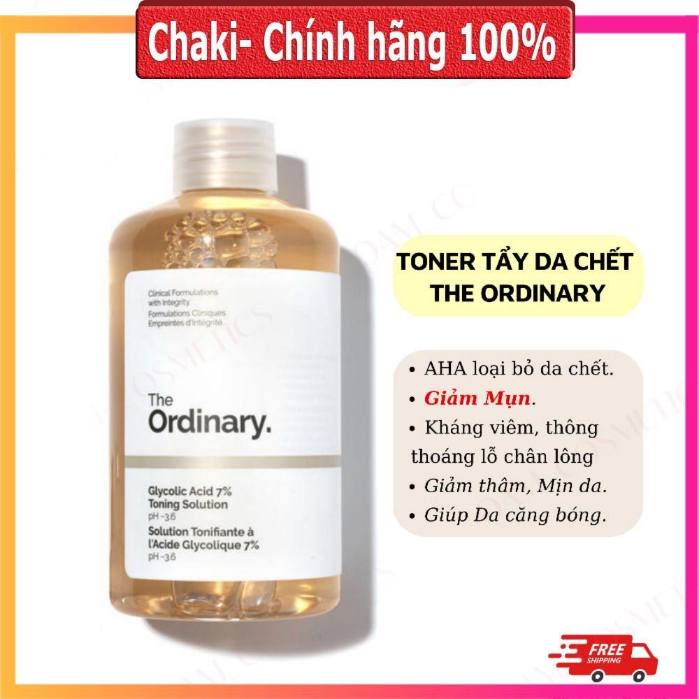 Toner The Ordinary Toner tẩy da chết glycolic acid 7% 240ml Toning ...