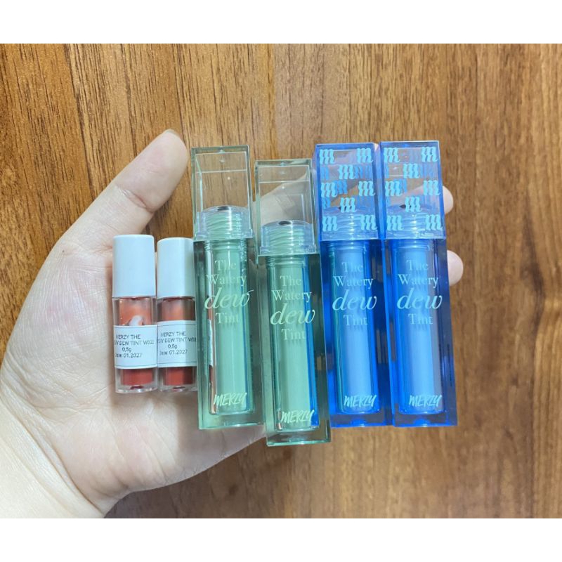 [Son chiết] Son tint bóng Merzy The Watery Dew Tint ver 4 mới WD19 WD20 ...
