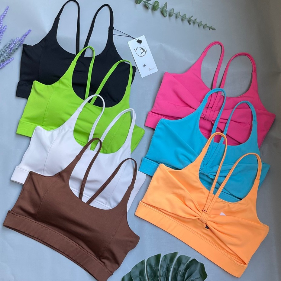 Áo bra thể thao AVENKI SPORT thiết kế dáng nơ sau , chống sốc body tập ...