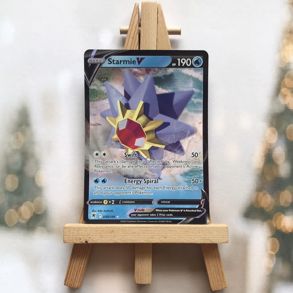 Thẻ hình Pokemon Starmie V 030/189 - Lá bài lẻ Astral Radiance Ultra ...