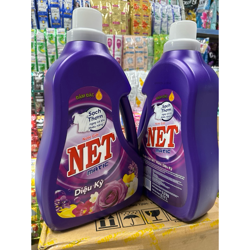 Nước giặt Net Matic đậm đặc hương diệu kỳ tiêu chuẩn châu âu 3,3kg ...