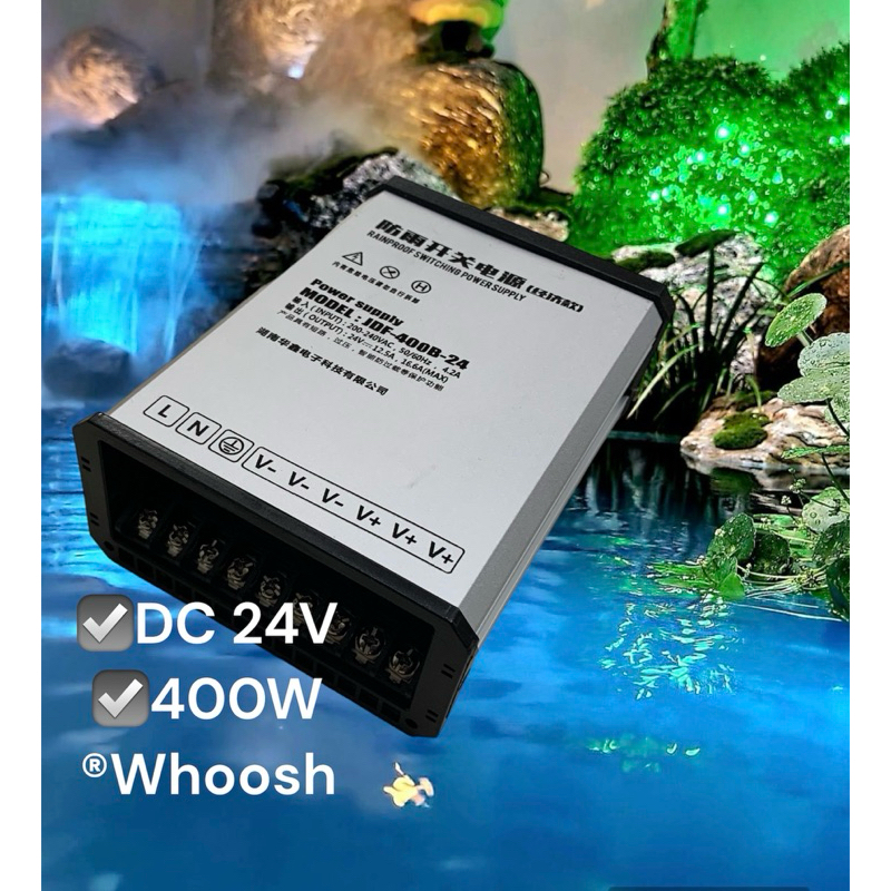 Nguồn 24V, Nguồn 400W, DC 24V 16.6A, Nguồn DC 24v 400w, Đổi Nguồn Ngoài Trời Dùng Cho Đèn Led ...