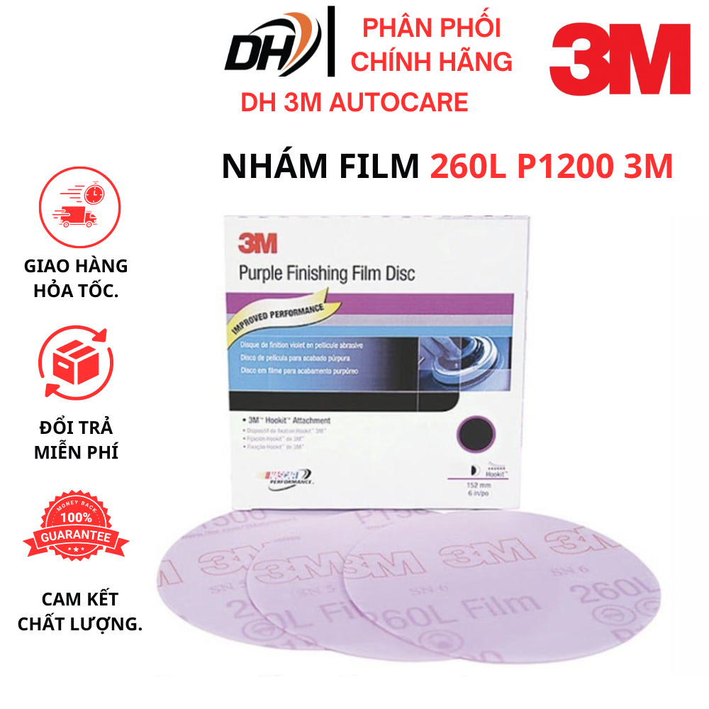 Nhám Film 3M 260L-P1200-DH 3M AUTOCARE. | Shopee Việt Nam