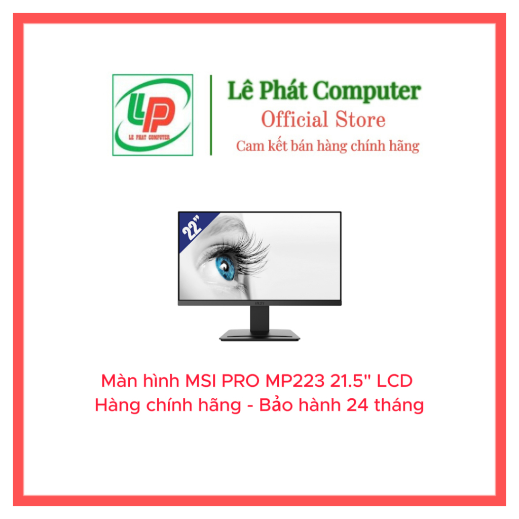 Màn hình MSI PRO MP223 / MP223 E2 (21.5inch/ FHD/ VA/ 100Hz/ 4ms ...
