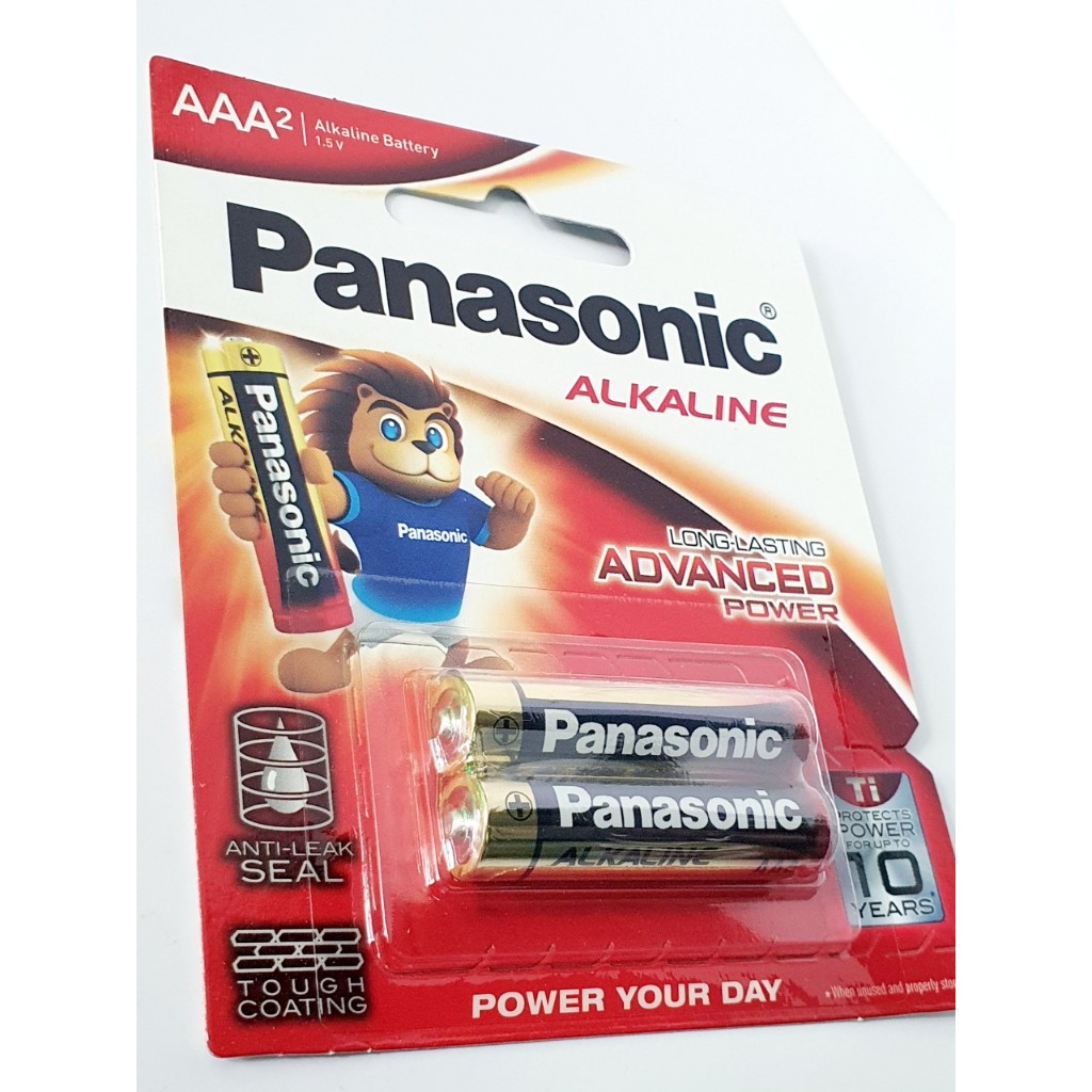 VỈ 2 VIÊN PIN 2A (SIZE AA) / 3A (SIZE AAA) ALKALINE PANASONIC / TOSHIBA ...