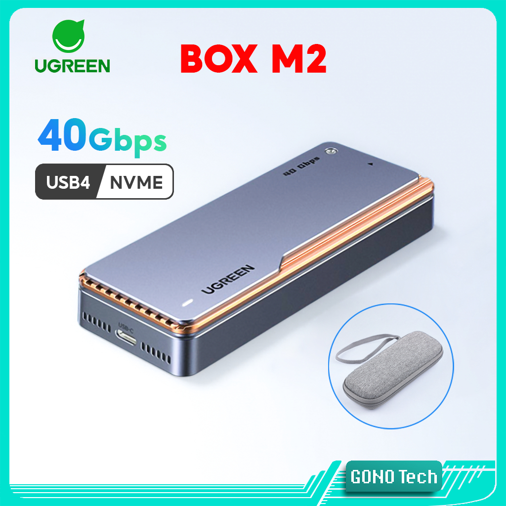 Box SSD M2 NVME USB4 / Thunderbolt 4 UGREEN CM642 40Gbps | Chuyển ổ ...
