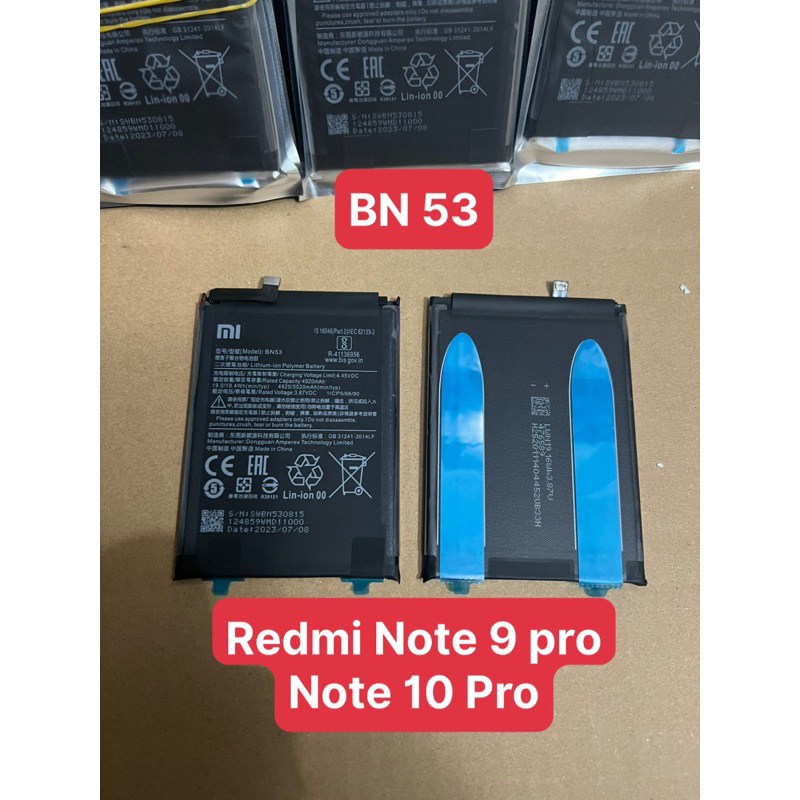 Pin Xiaomi Redmi Note 9 pro / Note 10 pro ( BN 53 ) zin hãng | Shopee ...