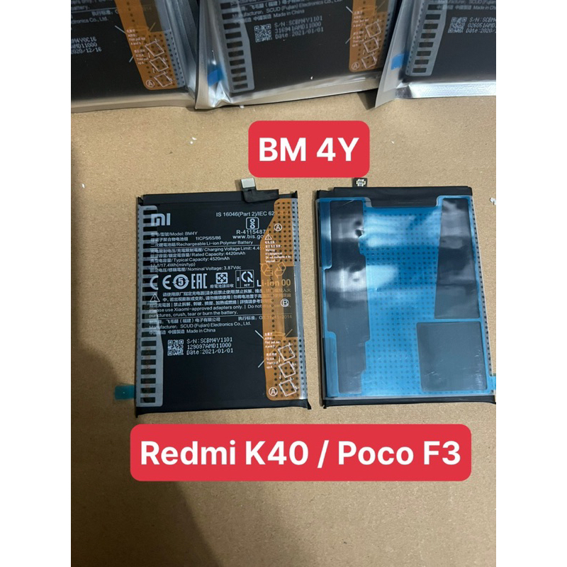 Pin Xiaomi Redmi K40 /Poco F3 ( BM 4Y ) zin hãng | Shopee Việt Nam