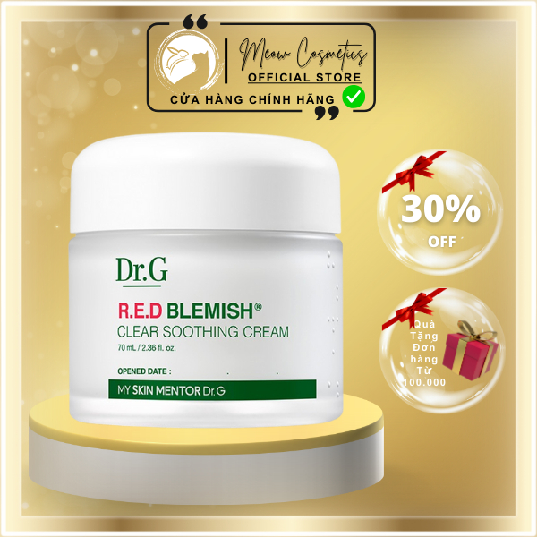 Kem Dưỡng Ẩm Dr.G RED Blemish Clear Cream 70ml - Dr.G RED Blemish Clear ...